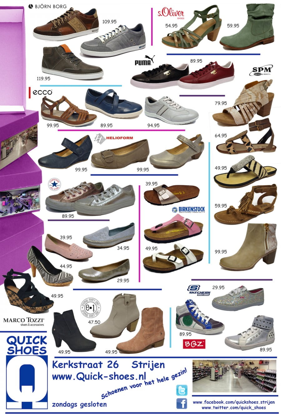 Een kleine greep uit een GROOTS assortiment van Quick Shoes Strijen ...